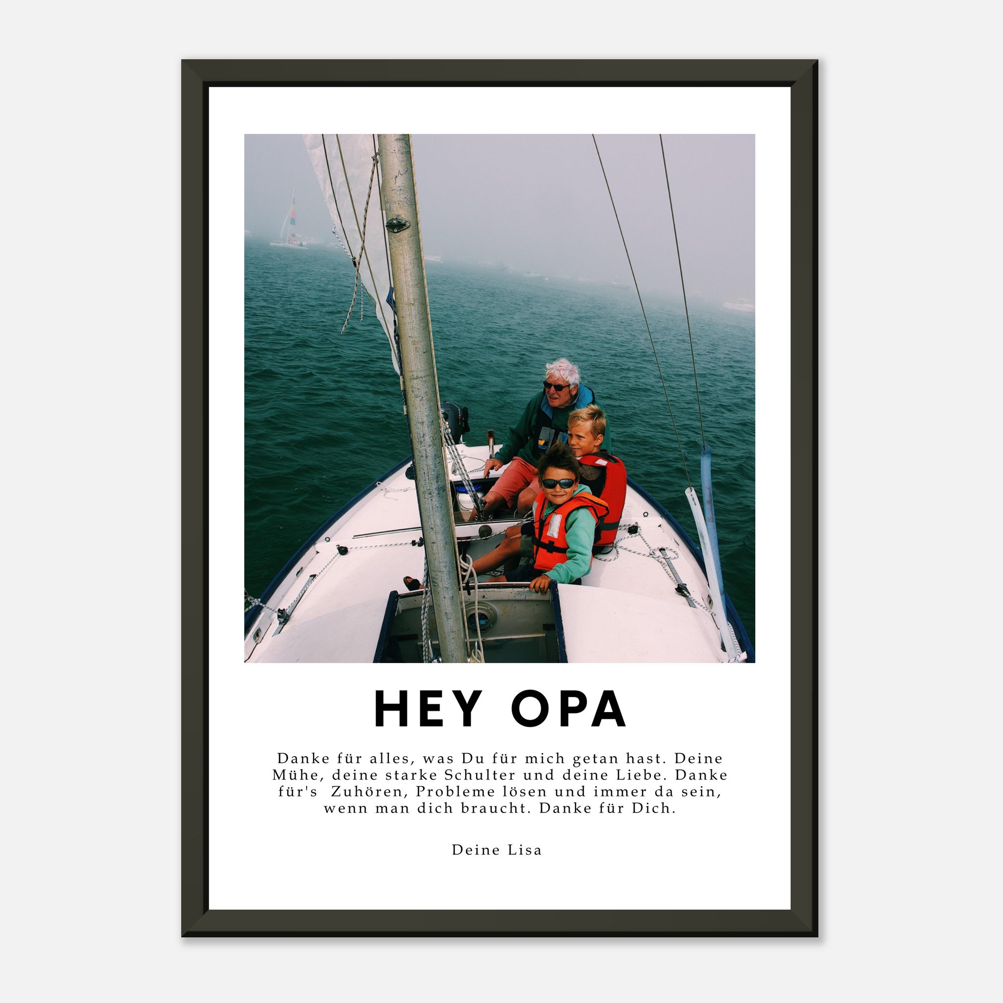 Poster »HEY OPA« – heyfam I Geschenke & mehr
